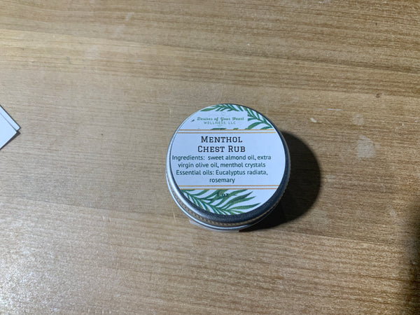 Menthol Chest Rub – Blessed Blooms Flower Farm